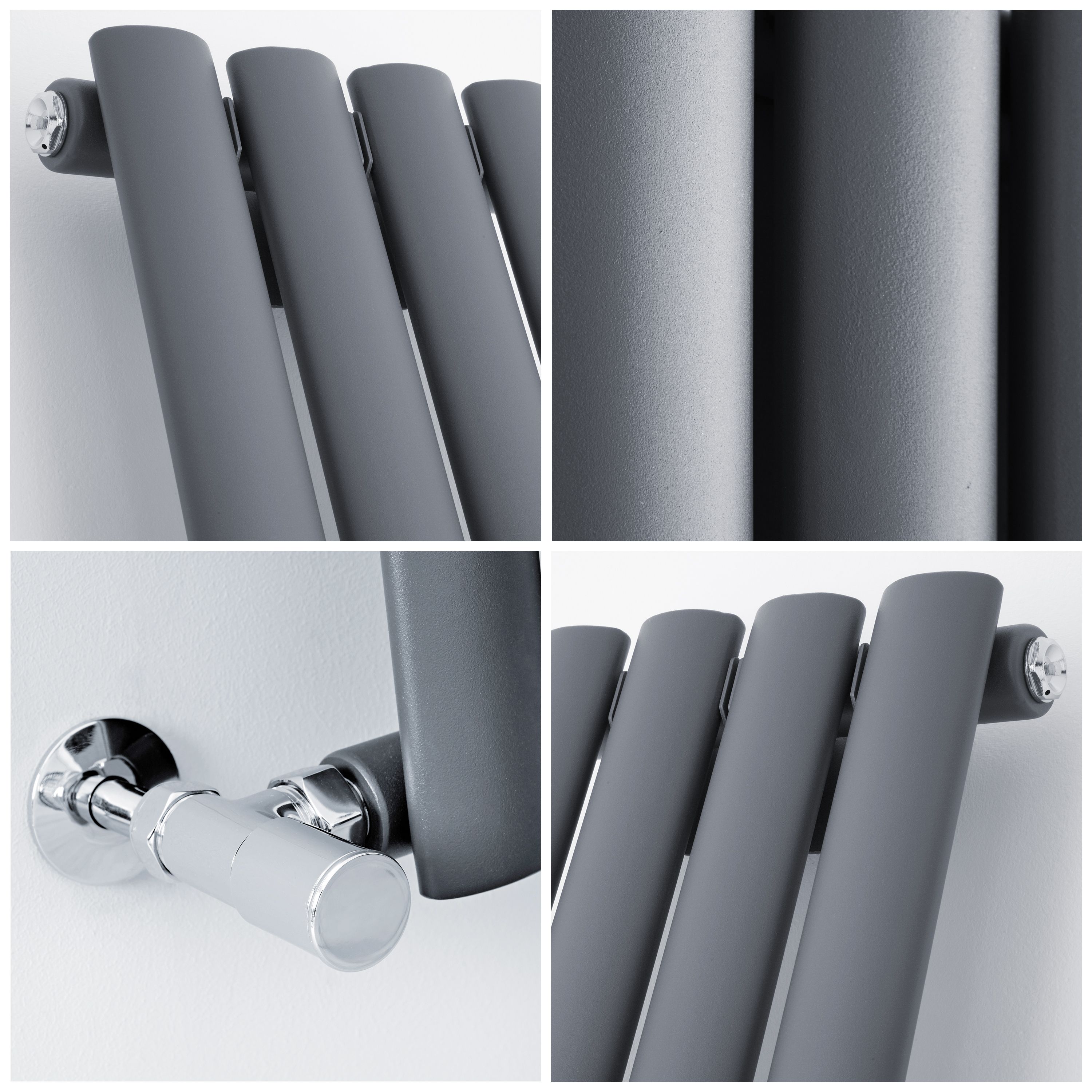 Milano Aruba - Anthracite Horizontal Designer Radiator - Choice Of ...