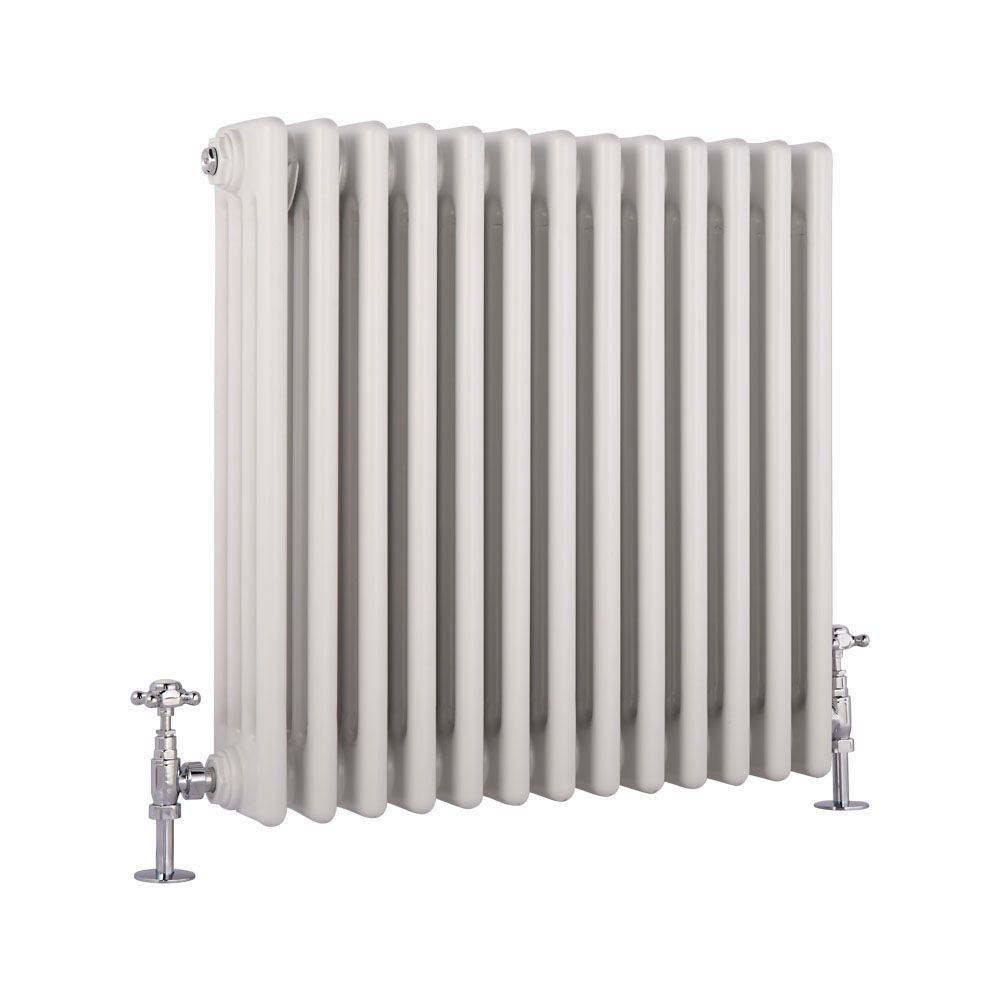 Milano Windsor - White Horizontal Traditional Four Column Radiator ...