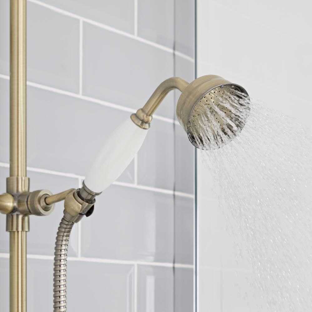 Milano Elizabeth - Traditional Brass Hand Shower - Brushed Gold