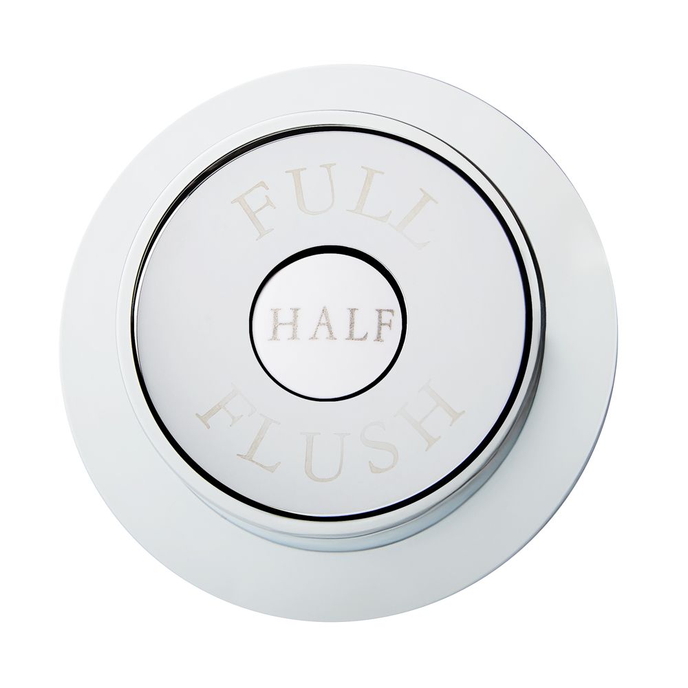Milano – Traditional Round Flush Plate – Chrome