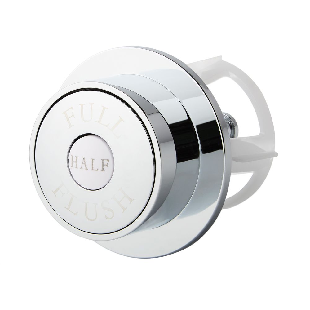 Milano – Traditional Round Flush Plate – Chrome