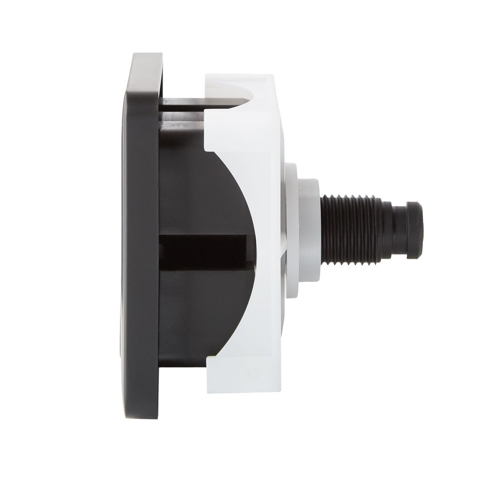 Milano – Modern Square Flush Plate – Black