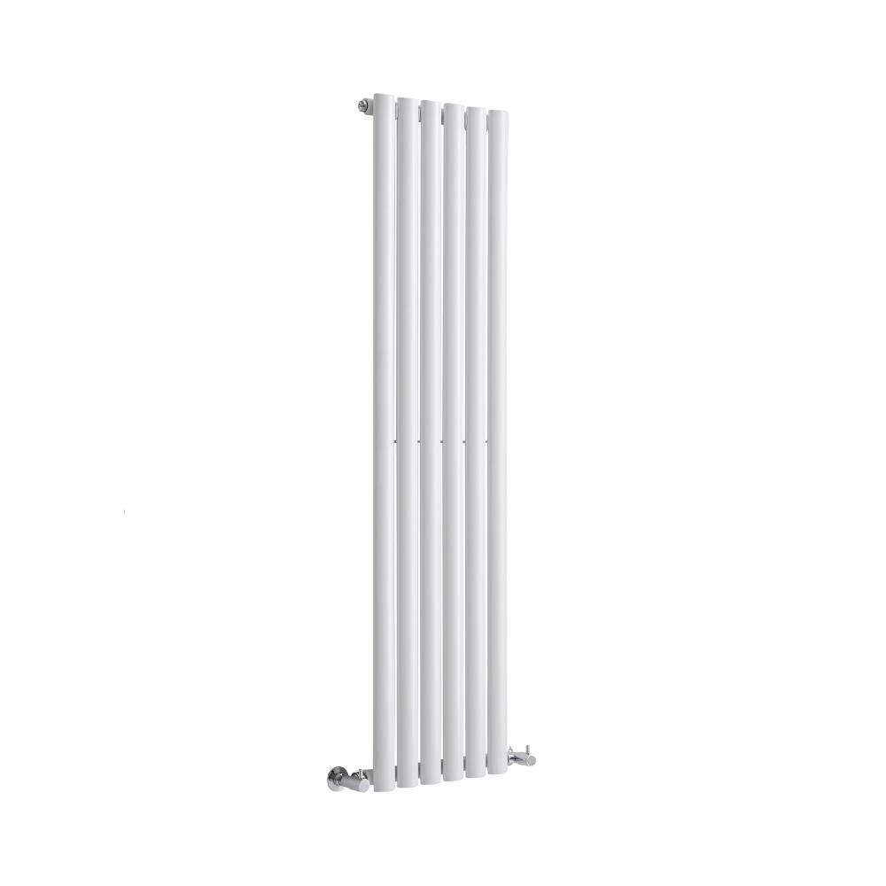 Milano Aruba - White Vertical Designer Radiator - 1400mm x 354mm ...
