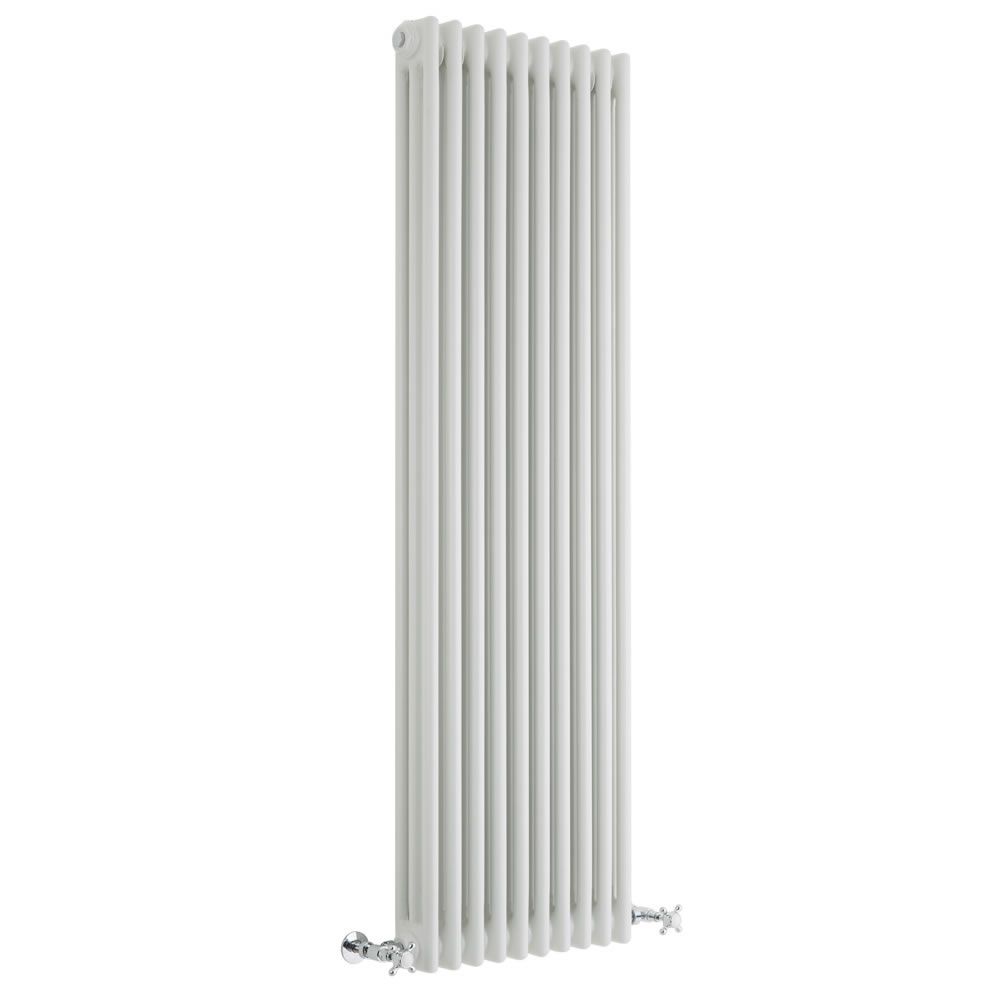 Milano Windsor - White Vertical Traditional Column Radiator - 1500mm x ...