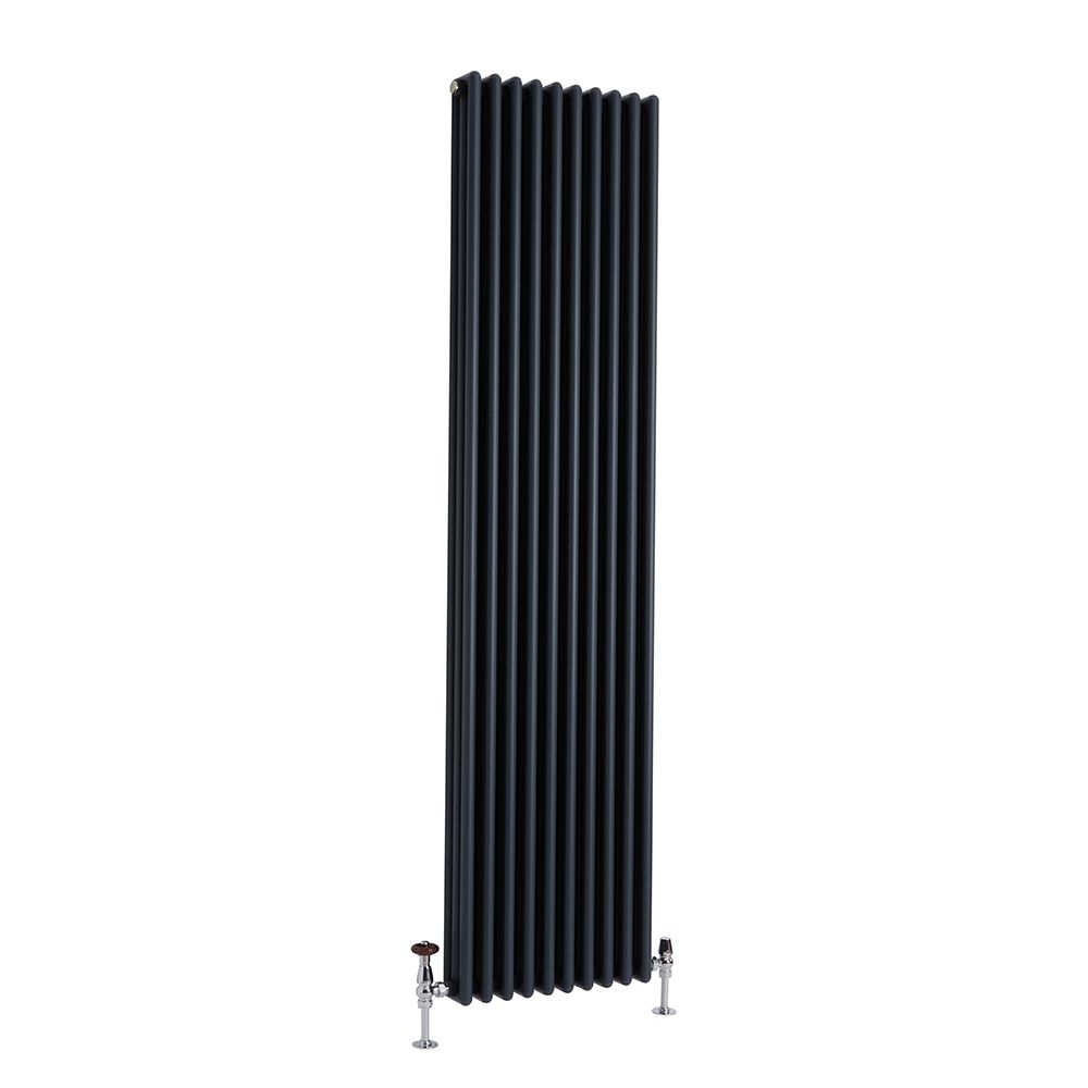 Milano Esme - Vertical Aluminium Traditional Radiator - 1800mm Tall ...