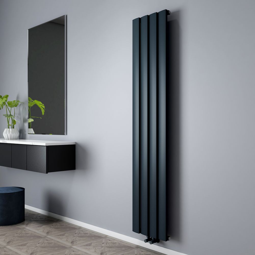 Milano Aris - Aluminium 1800mm Vertical Designer Radiator - Choice of ...