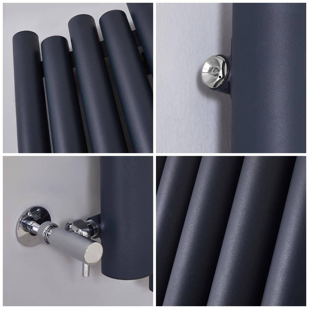 Milano Motus - Aluminium Vertical Designer Radiator - Choice of Size ...