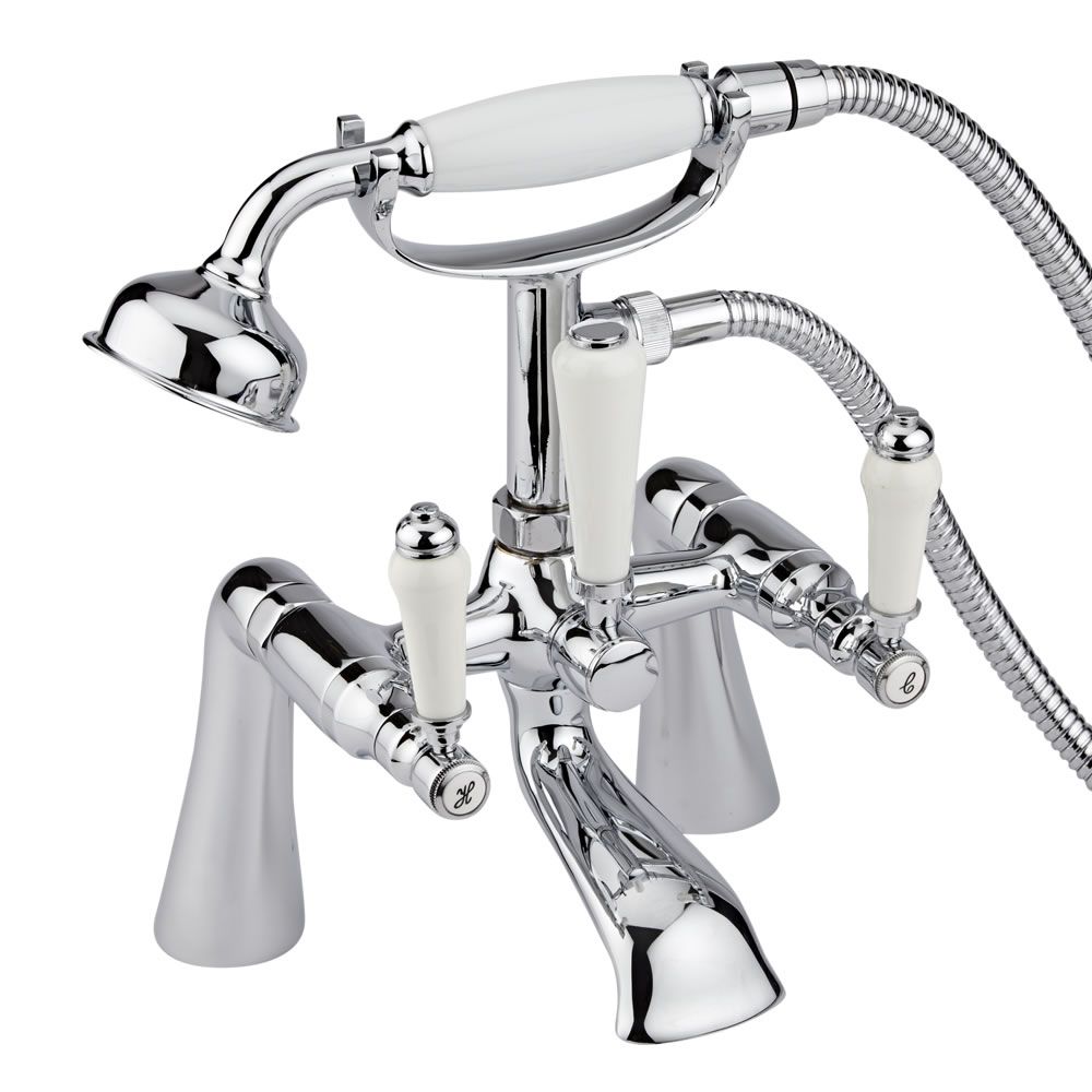 Milano Victoria - Traditional Lever Bath Shower Mixer Deck or Wall ...