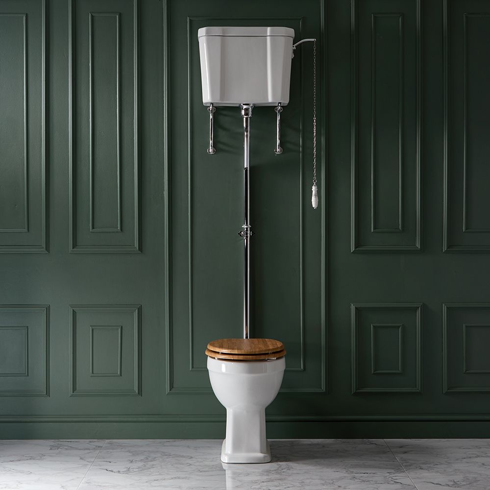 Milano Richmond - Traditional Comfort Height High Level Toilet with ...