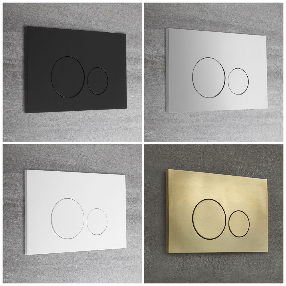 Milano - Concealed Cistern for Back to Wall Toilet Pan - Choice of ...