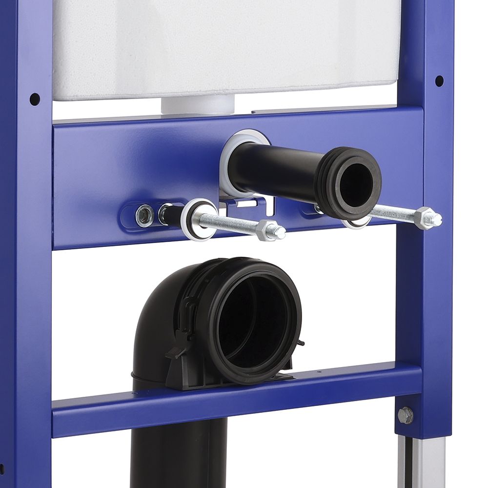 Milano - Short Wall Hung Toilet Fixing Frame and Concealed Cistern ...