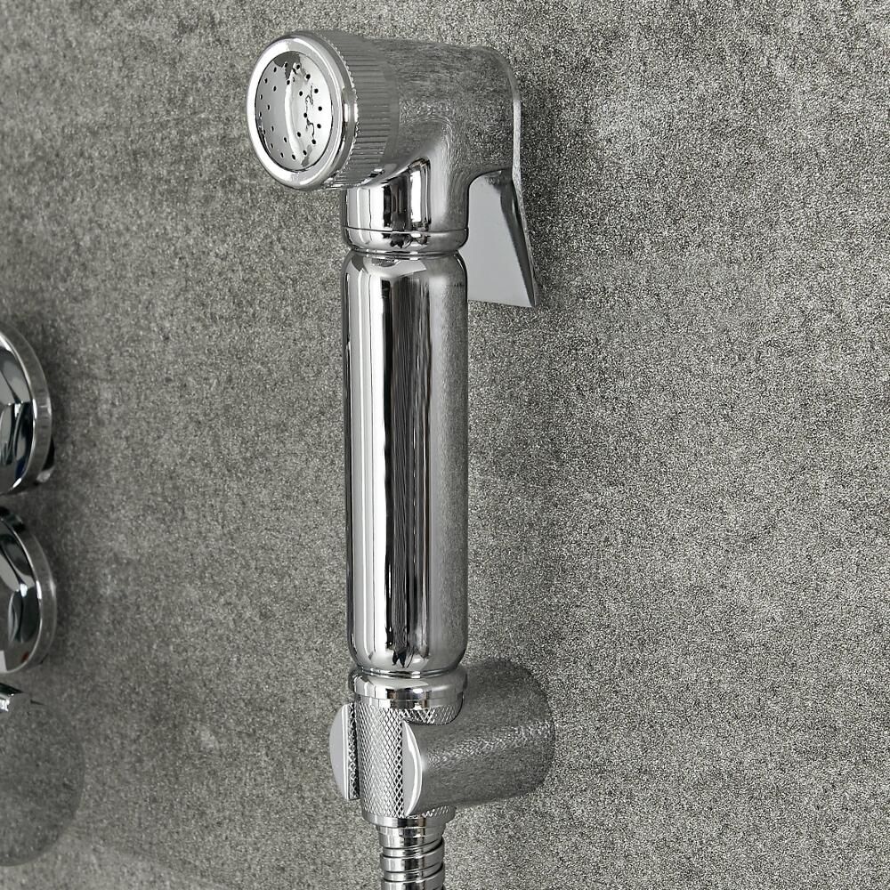 Milano Mirage - Modern Thermostatic Douche Kit - Chrome