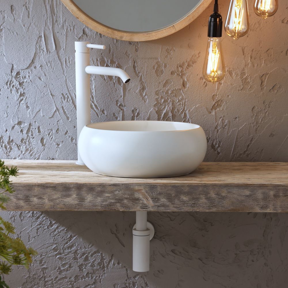 Milano Elements - Round Countertop Basin - 360mm (No Tap-Holes ...