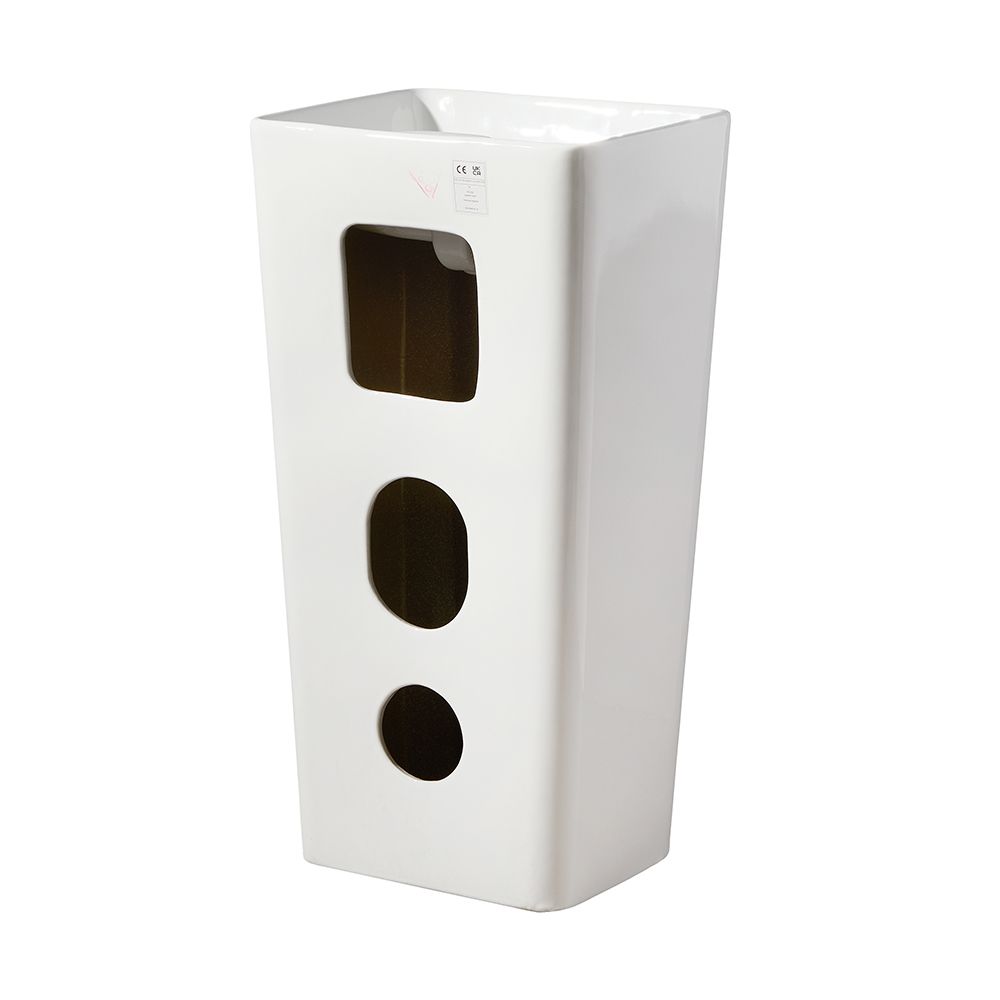 Milano Dalton - Modern Freestanding Basin - 445mm x 360mm (1 Tap Hole)