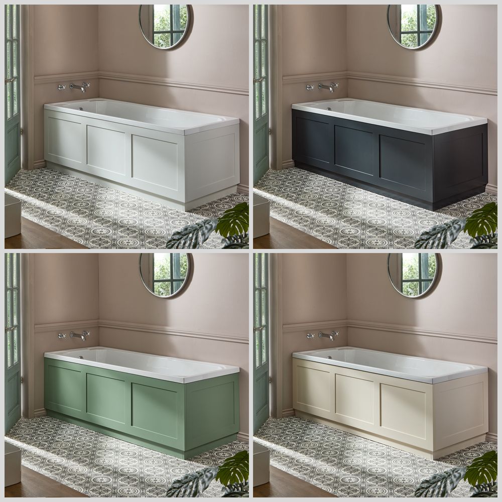 Milano - 750mm Traditional Bath End Panel - Choice of Finish