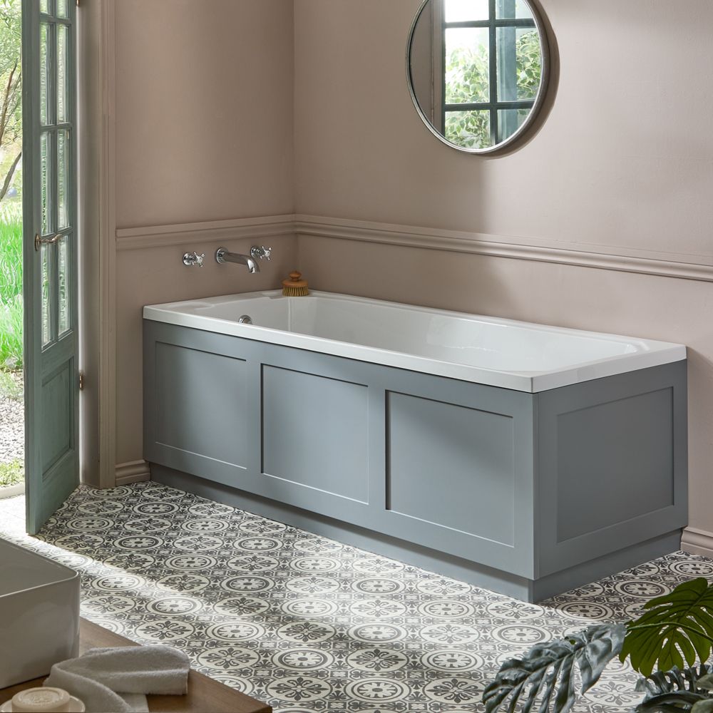 Milano - 750mm Traditional Bath End Panel - Choice of Finish
