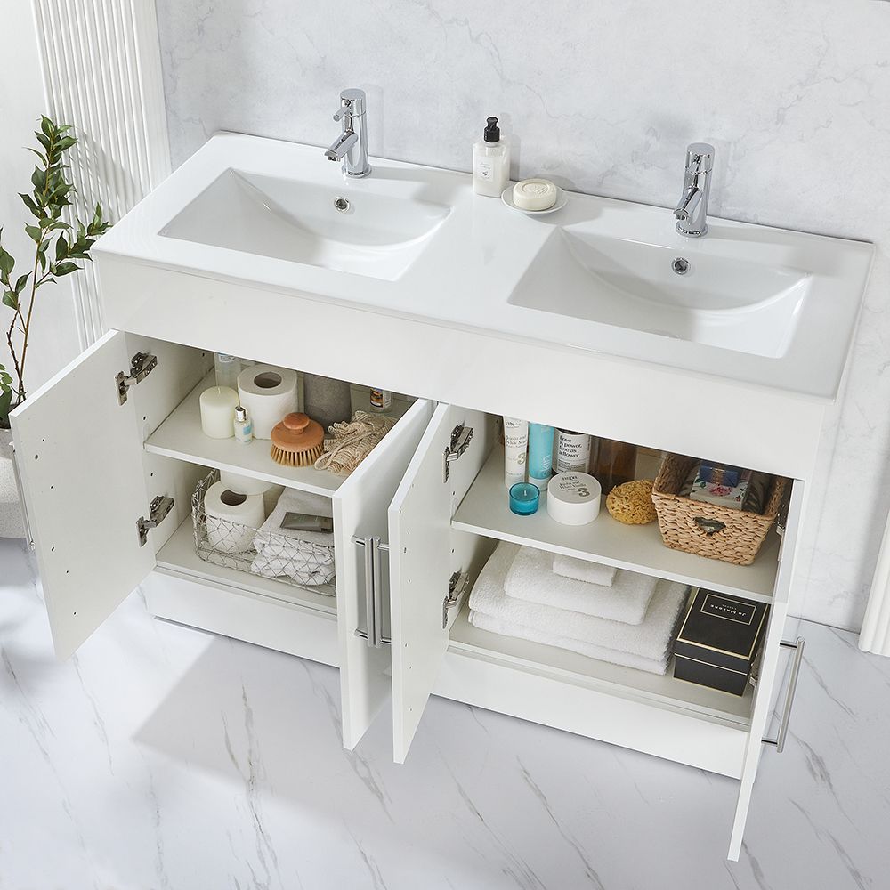 Milano Lurus - 1210mm Modern Vanity Unit with Double Basin - Choice of ...