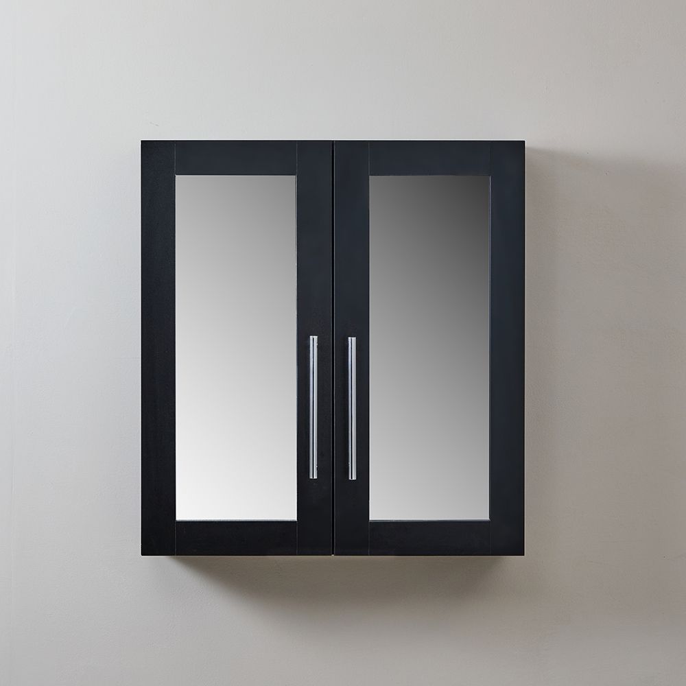 Milano Lurus - Modern Mirrored Cabinet - 600mm x 650mm - Choice of ...