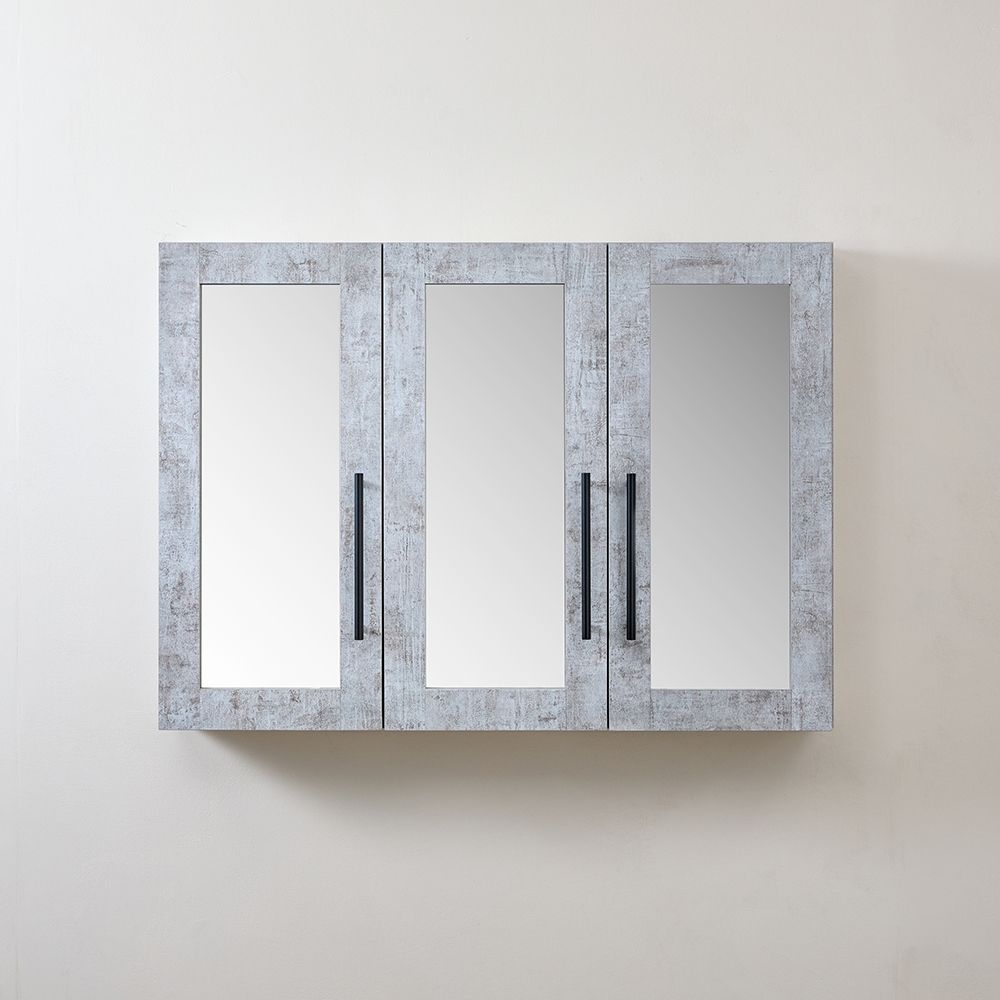 Milano Lurus - Modern Mirrored Cabinet - 900mm x 650mm - Choice of ...