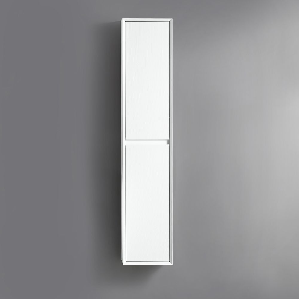 Milano Bromley - Waterproof 1500mm Tall Wall Hung Bathroom Storage ...