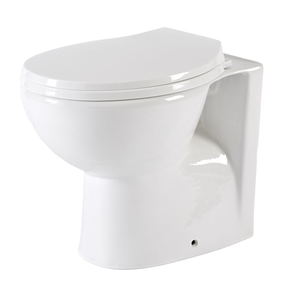 Milano Lurus - Modern Corner WC Unit with Select Back to Wall Toilet ...