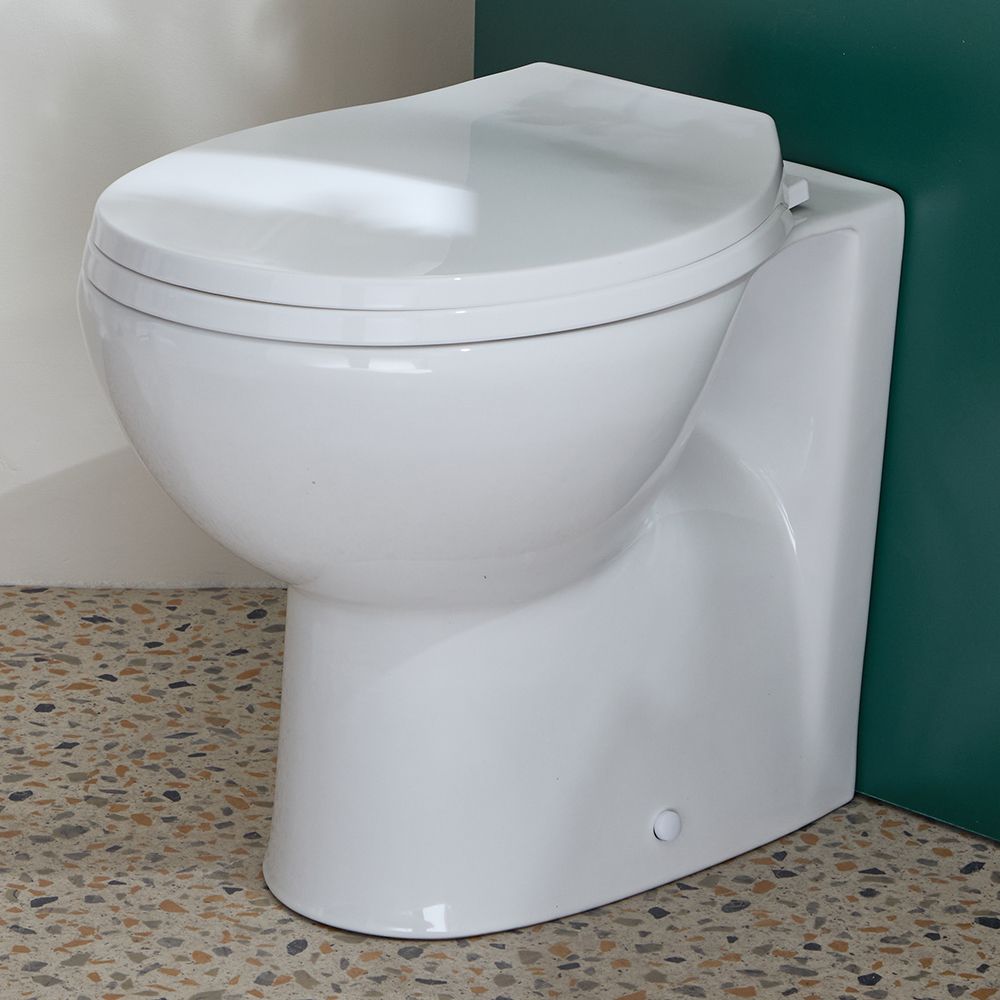 Milano Lurus - Modern Corner WC Unit with Select Back to Wall Toilet ...