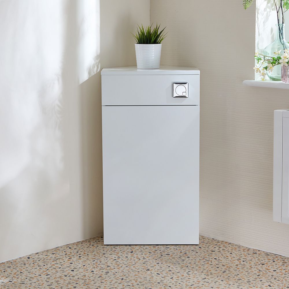 Milano Lurus - Modern Corner WC Unit (Excluding Pan) - Choice of Finish