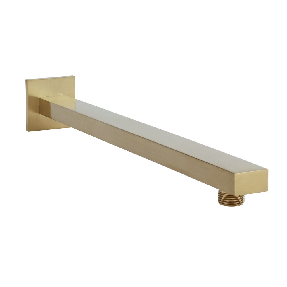 Milano Lyra - Wall Mounted Shower Arm - Brushed Brass