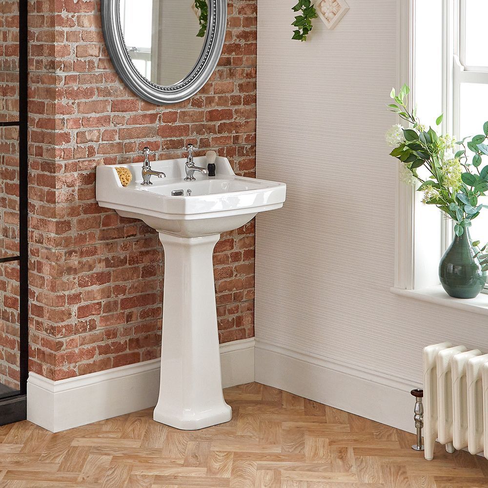 Milano Richmond - Traditional Basin with Full Pedestal - Choice of Size ...