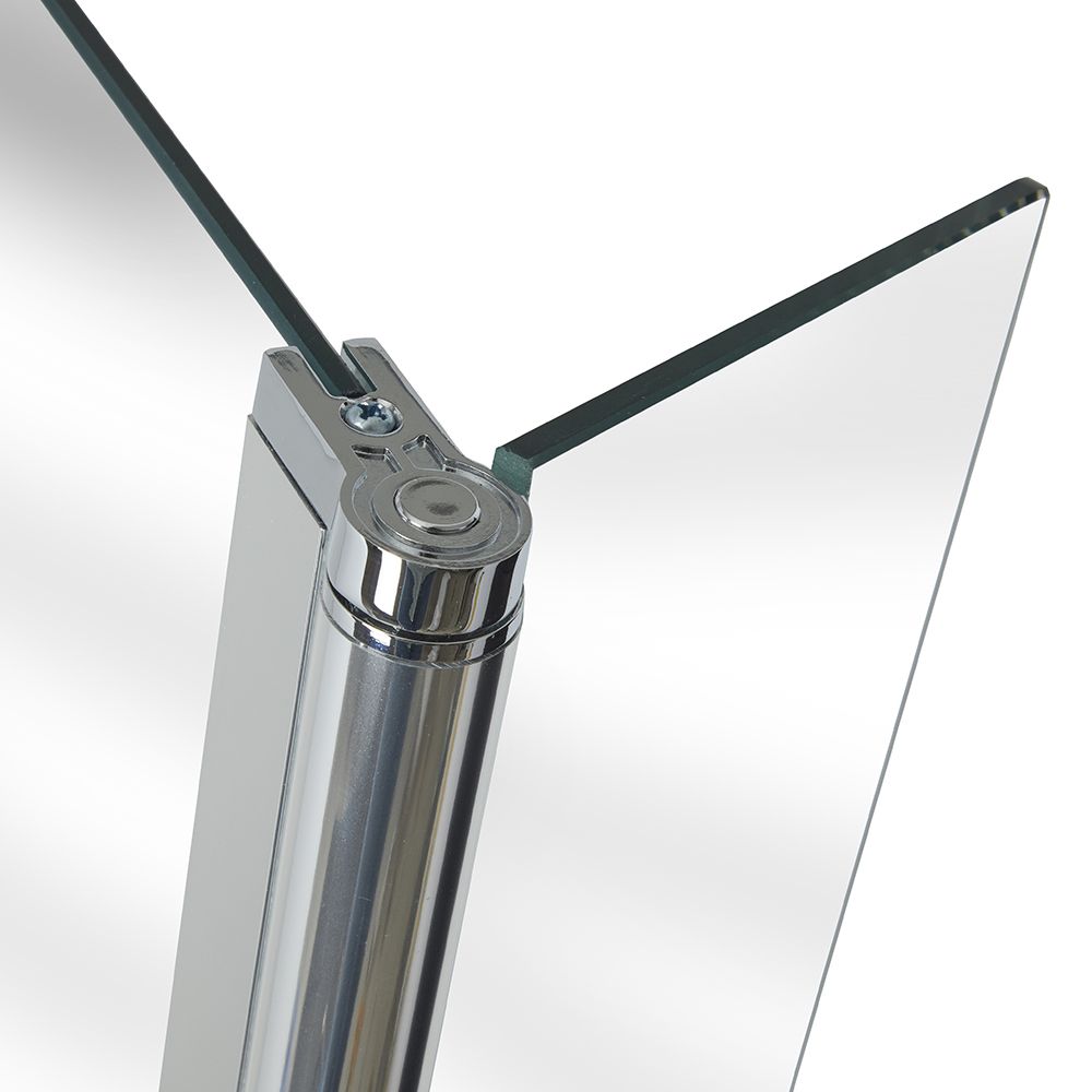 Milano - L Shaped Bath Shower Screen - Choice of Finish