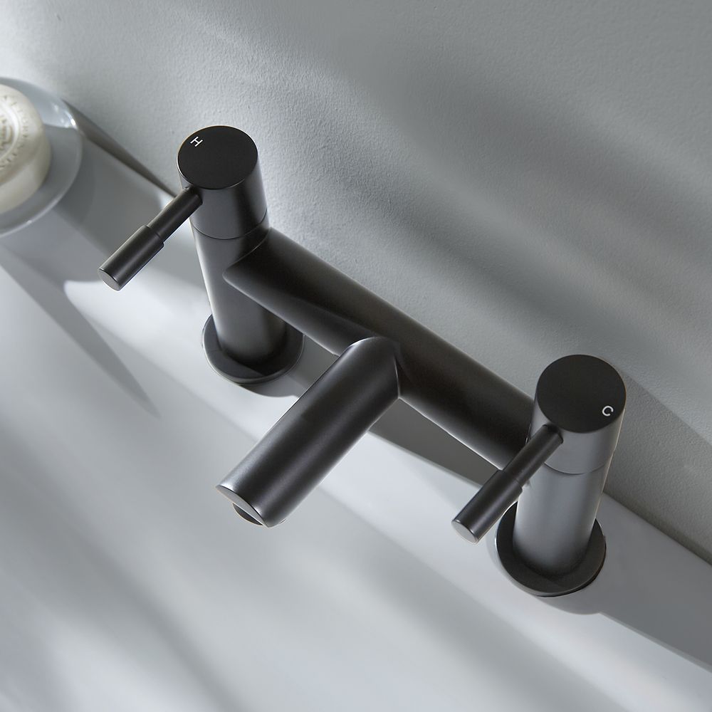 Milano - Modern Bath Filler Mixer Tap - Choice of finish