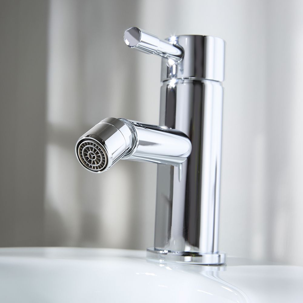 Milano Mirage - Modern Mono Bidet Mixer Tap - Chrome