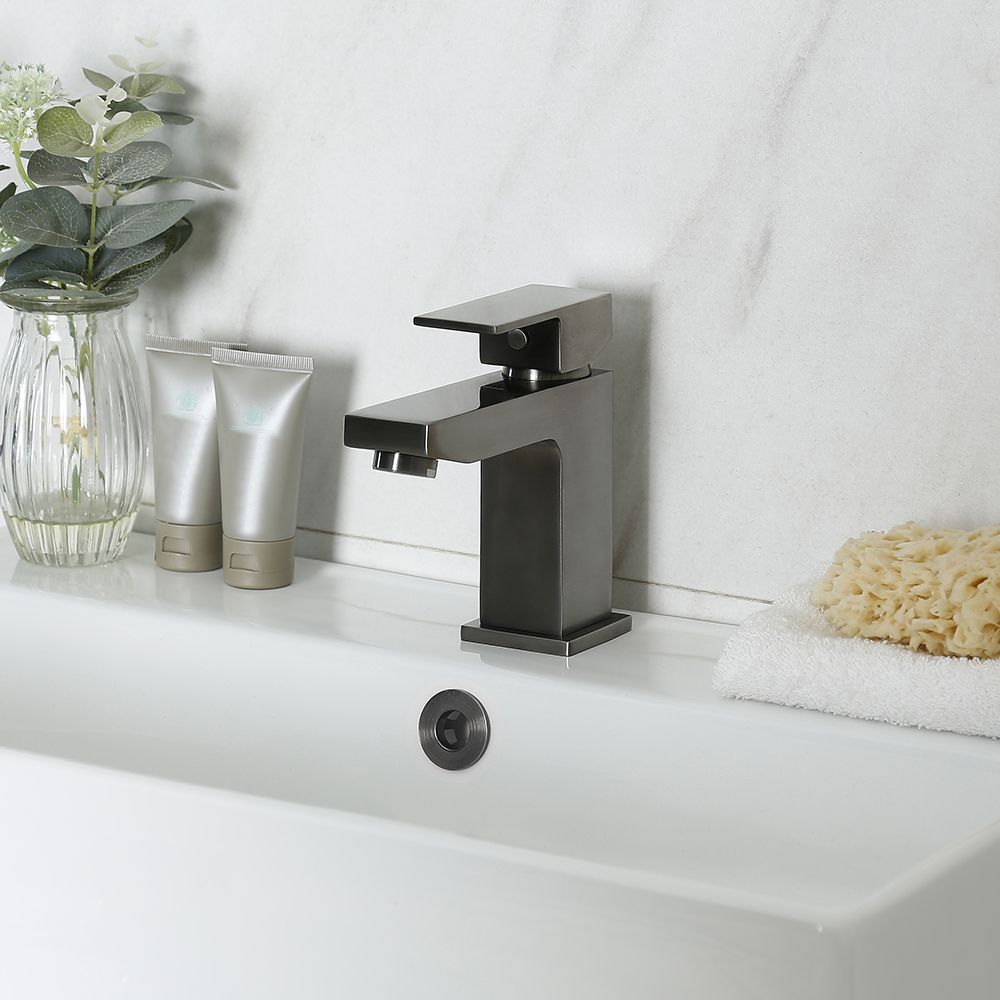 Milano - Modern Square Mono Basin Mixer Tap - Choice of Finish