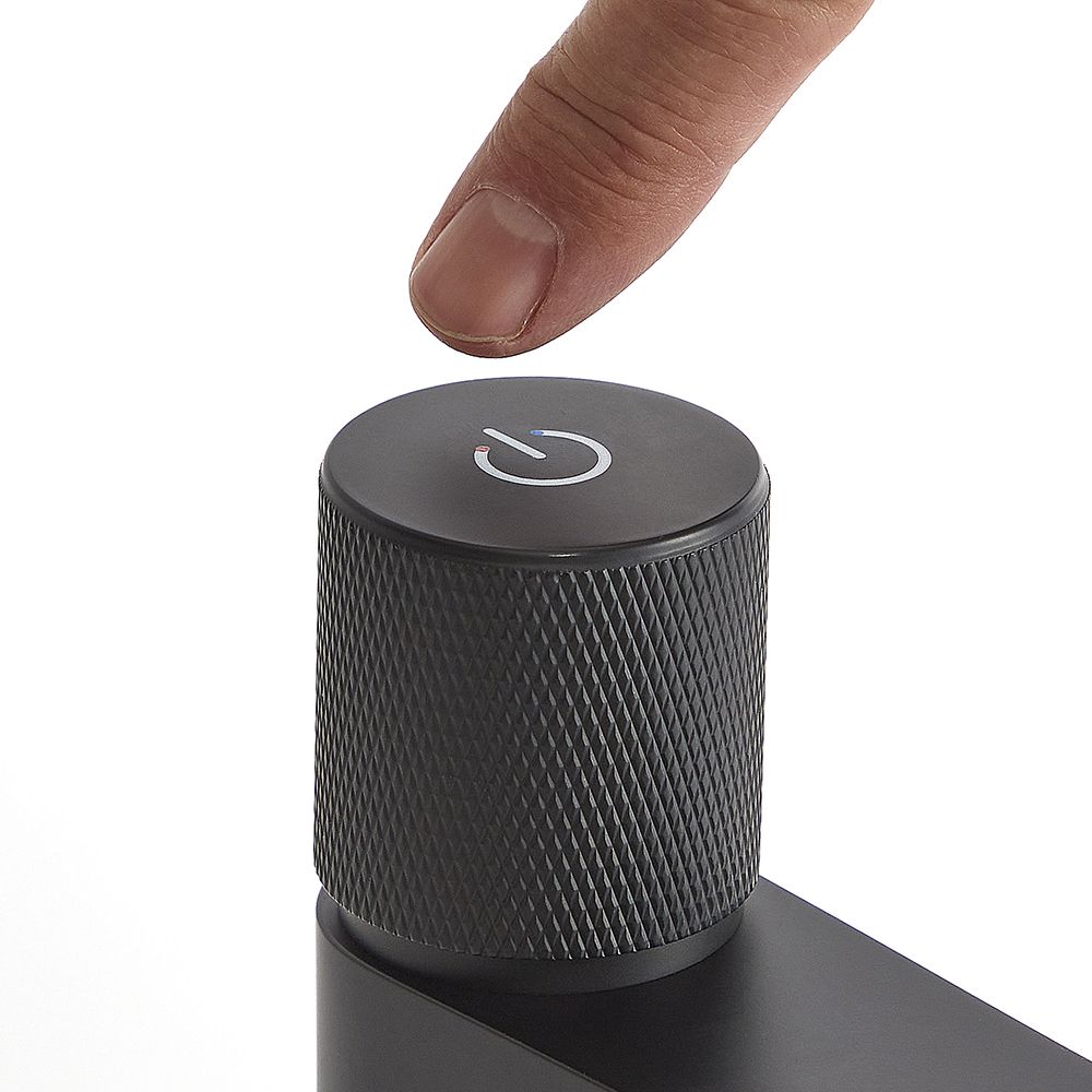 Milano Orta - Modern Push Button Mono Basin Mixer Tap - Choice of Finish