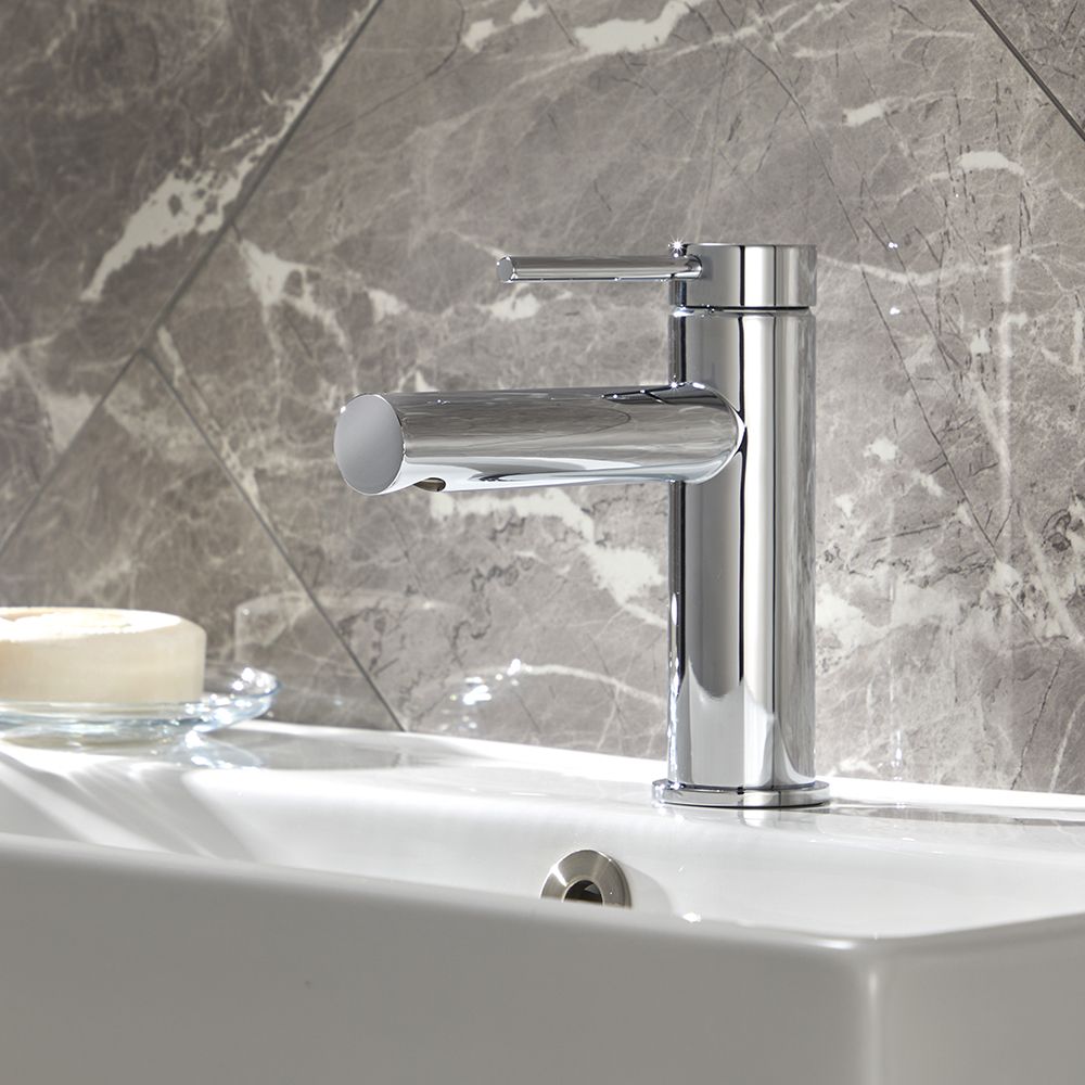 Milano Otto - Modern Mono Basin Mixer Tap - Choice of Finish