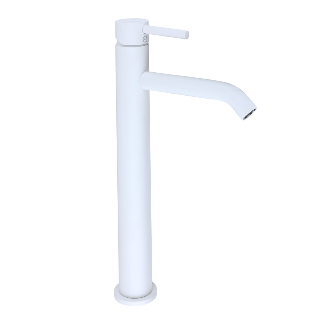 Milano Elements - Modern High Rise Mono Basin Mixer Tap - Choice of Finish
