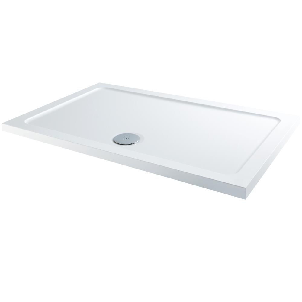 Milano Portland Corner Sliding Door Shower Enclosure With Tray