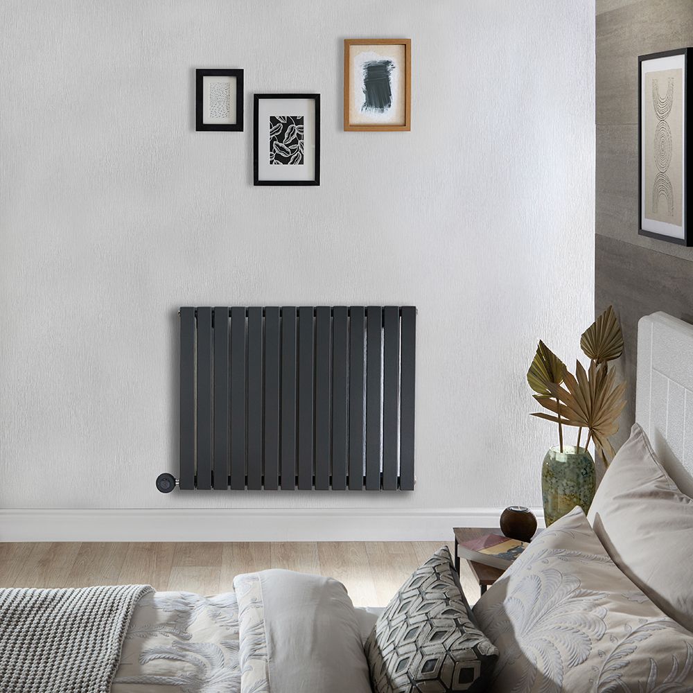 Milano x ECOSO Capri Electric - Anthracite Flat Panel Horizontal ...