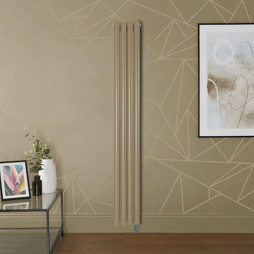Milano x ECOSO Aruba - Electric Elk Brown Vertical Designer Radiator ...
