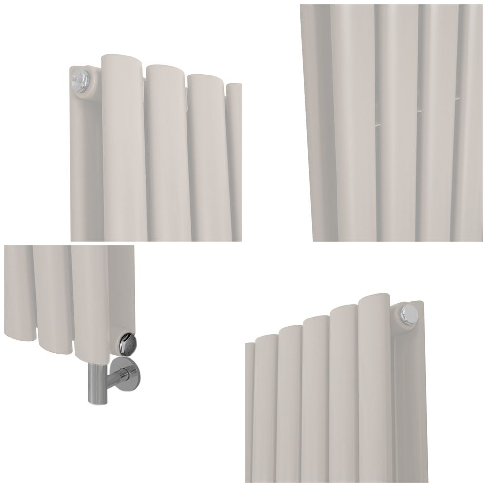 Milano Aruba Electric - Pearl White Vertical Designer Radiator - Choice ...