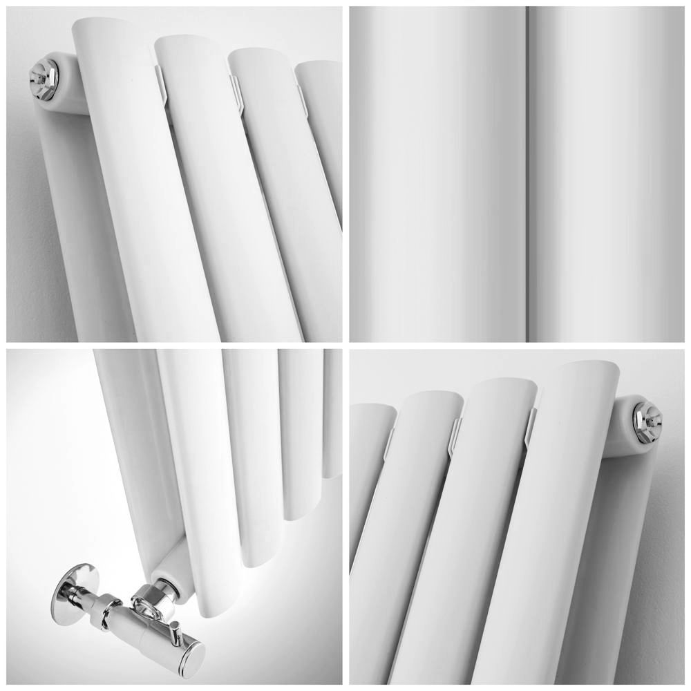 Sterling Quinn - Horizontal Designer Radiator - 595mm Tall - Choice of ...