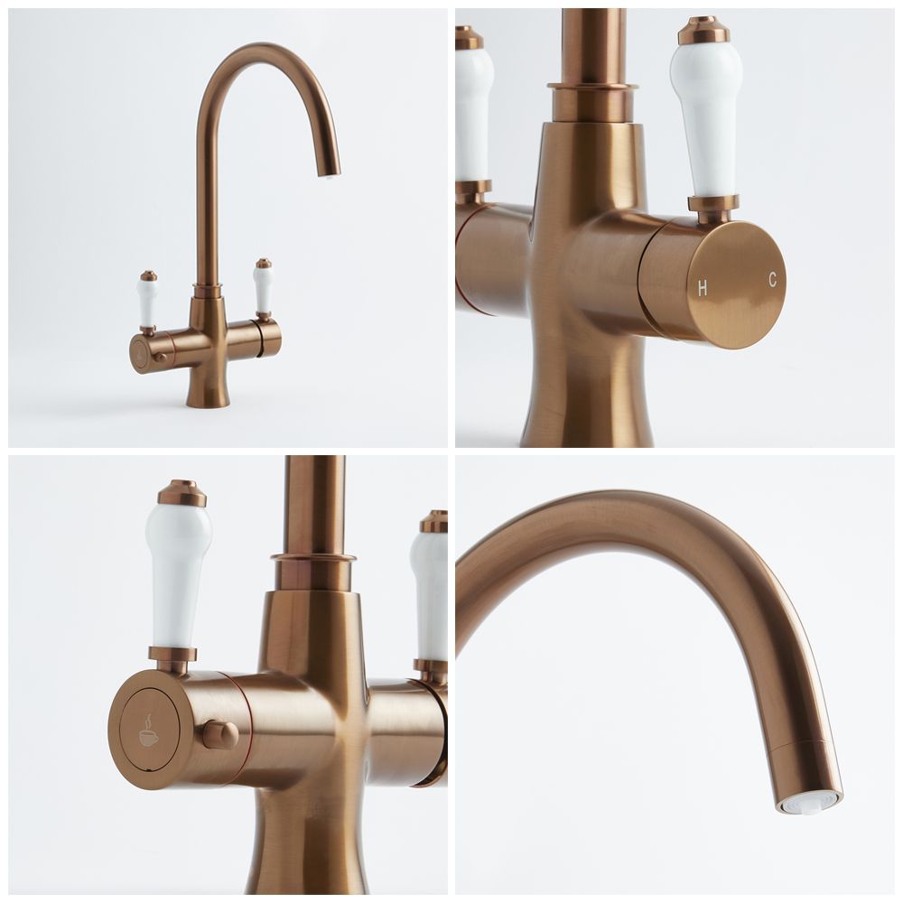 Milano Elizabeth - Traditional 3-in-1 Instant Boiling Hot Water Kitchen ...