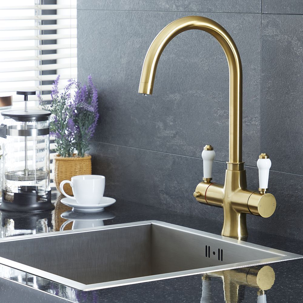 Milano Elizabeth - Traditional 3-in-1 Instant Boiling Hot Water Kitchen ...