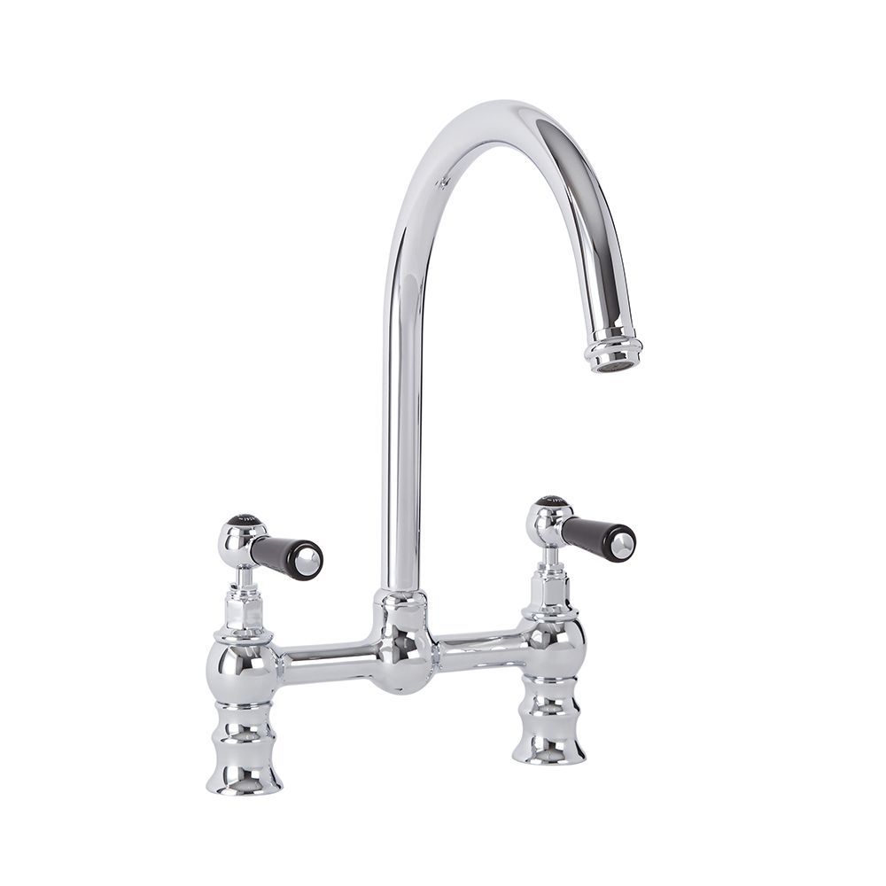 Milano Elizabeth - Traditional Bridge Kitchen Mixer Tap - Choice of Finish
