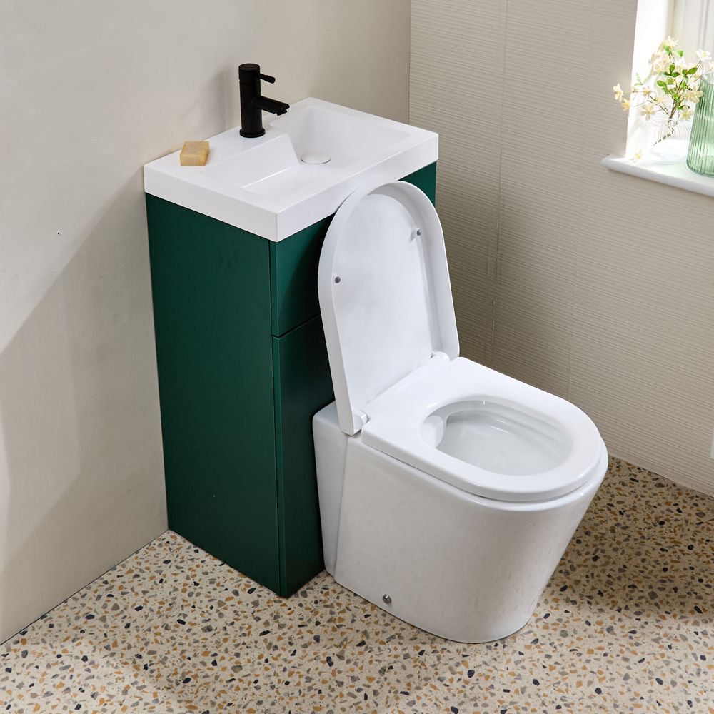 Milano Lurus - Modern Rivington Toilet and Basin Combination Unit ...