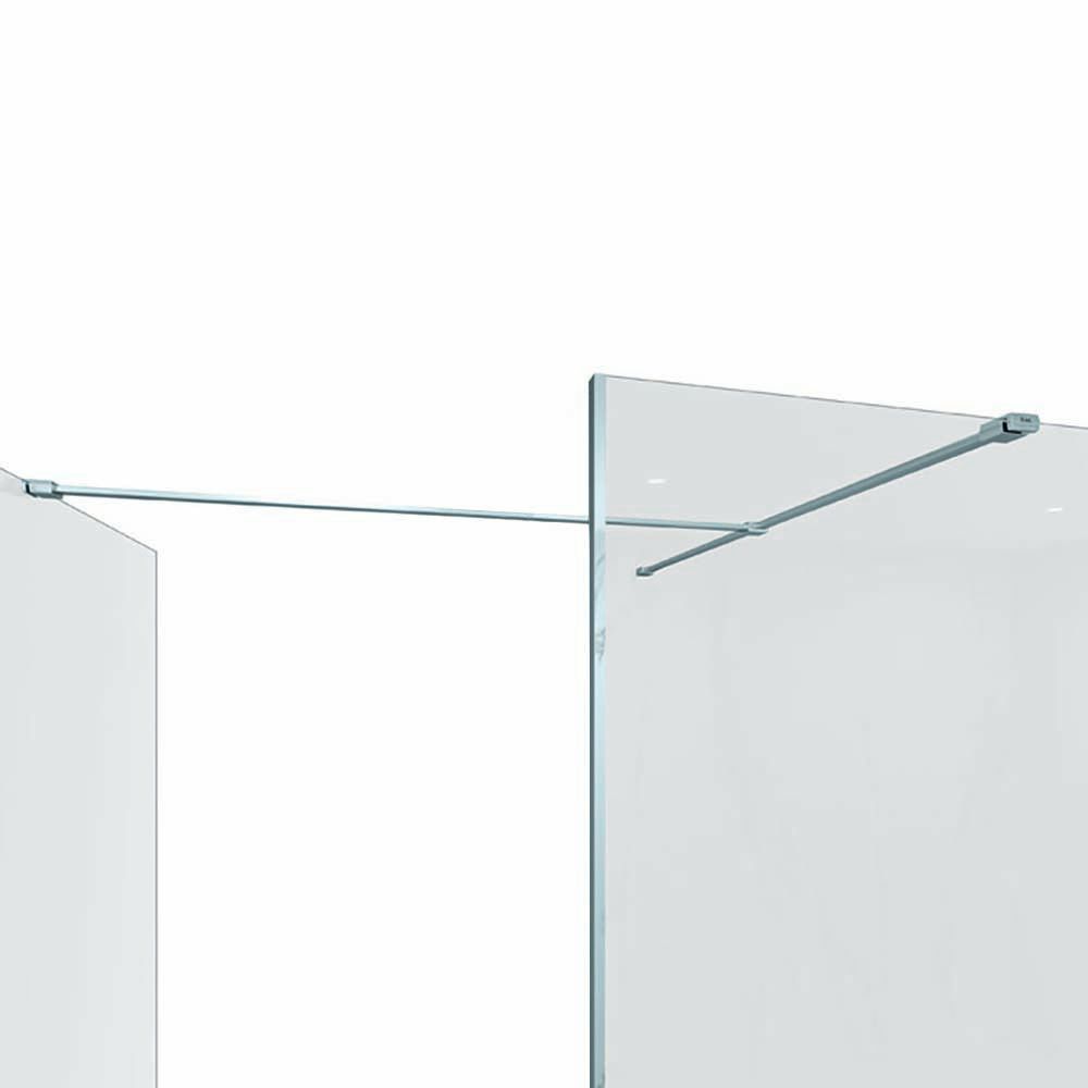 RAK Feeling - Chrome Corner Wet Room Shower Enclosure - Choice of Glass ...