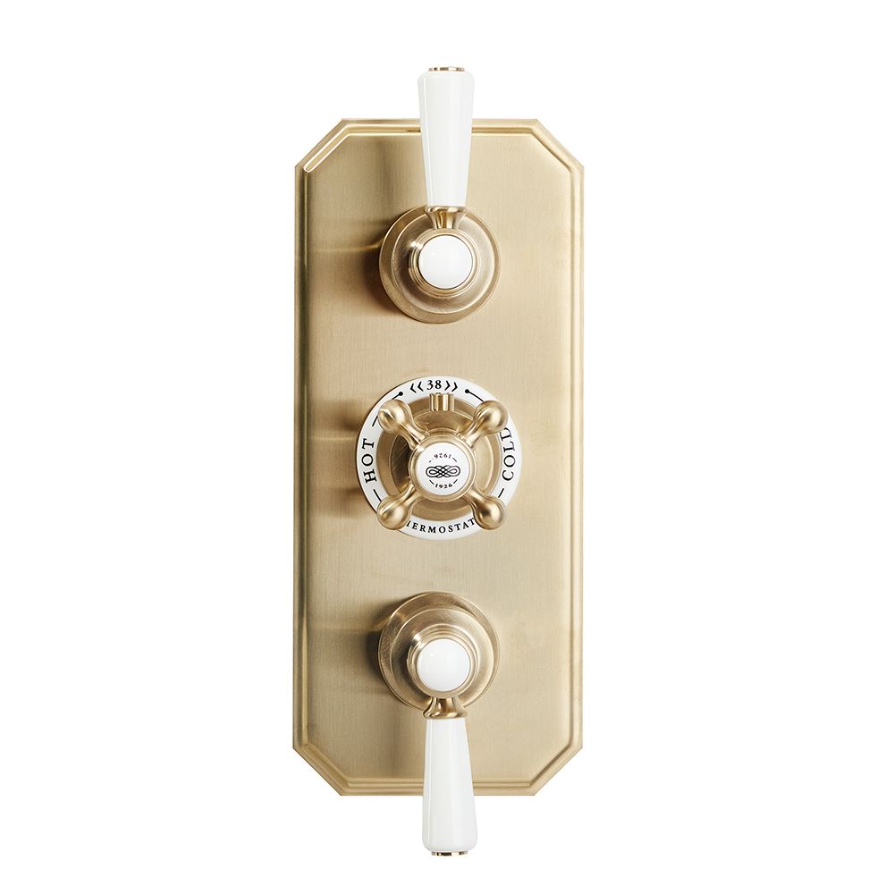 Milano Elizabeth - Traditional Concealed Thermostatic Triple Shower ...
