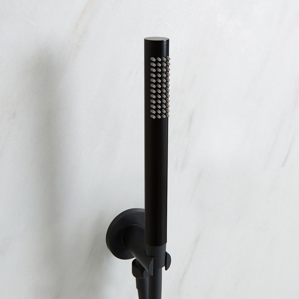 Milano Nero - Black Shower with Pencil Hand Shower Kit (1 Outlet)