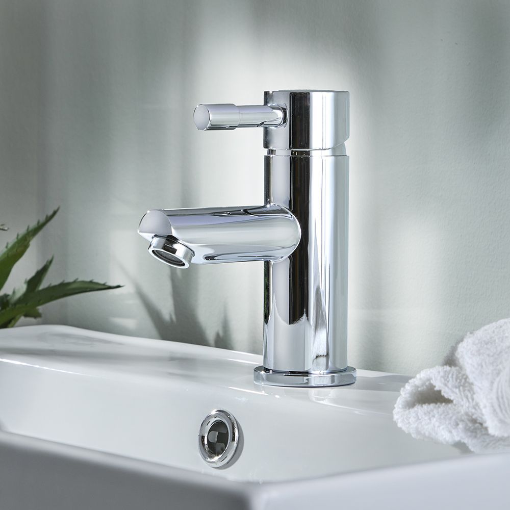 Milano - Modern Round Basin Mixer and Bath Shower Mixer Tap Set ...