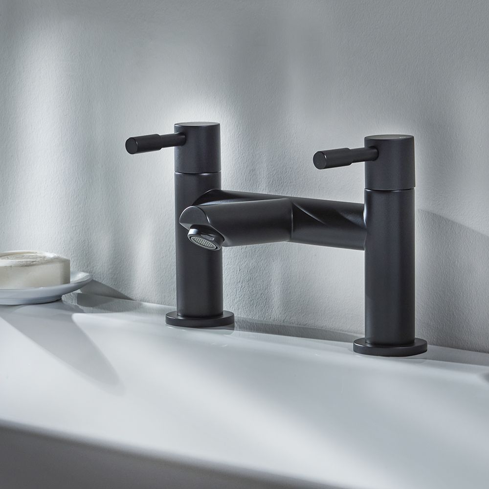 Milano - Modern Basin Mixer and Bath Filler Mixer Tap Set - Choice of ...